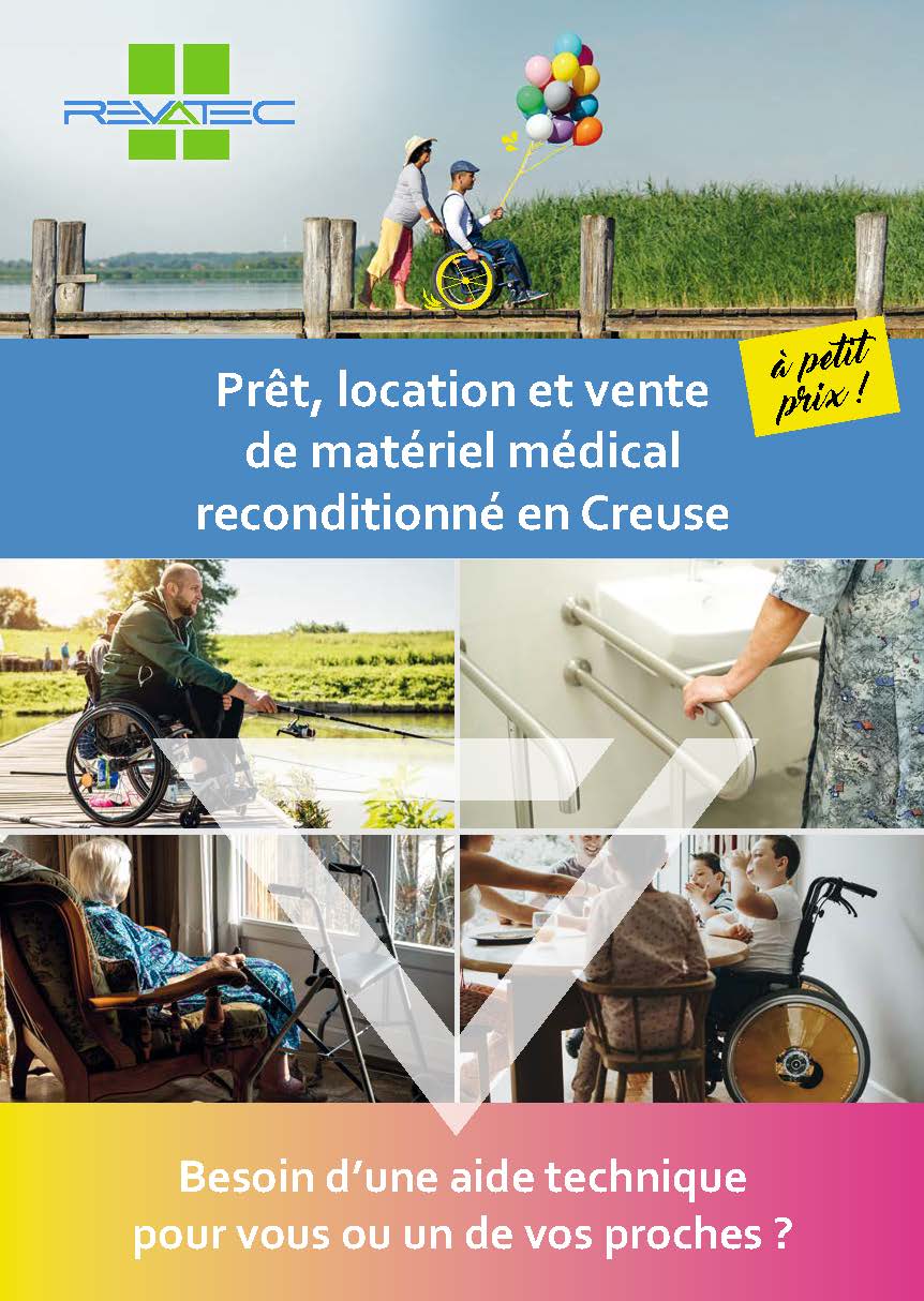 Distribution d'Aides Techniques reconditionnées en Creuse - Revatec